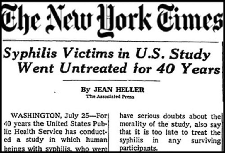 The Tuskegee Syphilis Study - Dr. Greg Hall